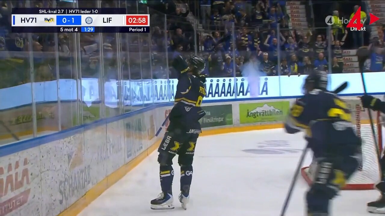 HV71 med ny seger i ångestkvalet mot Leksand – se målen - Aftonbladet TV