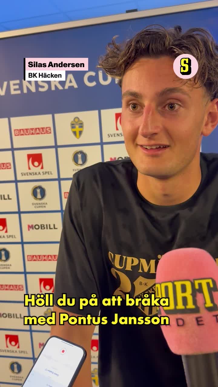 Finalen i svenska cupen avbröts – Andersen i bråk med Jansson