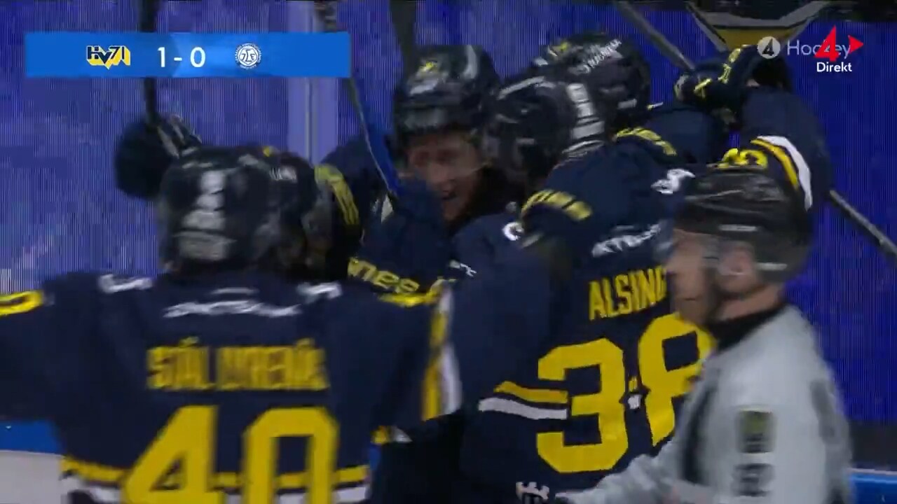 HV71 vann första kvalmatchen mot Leksand