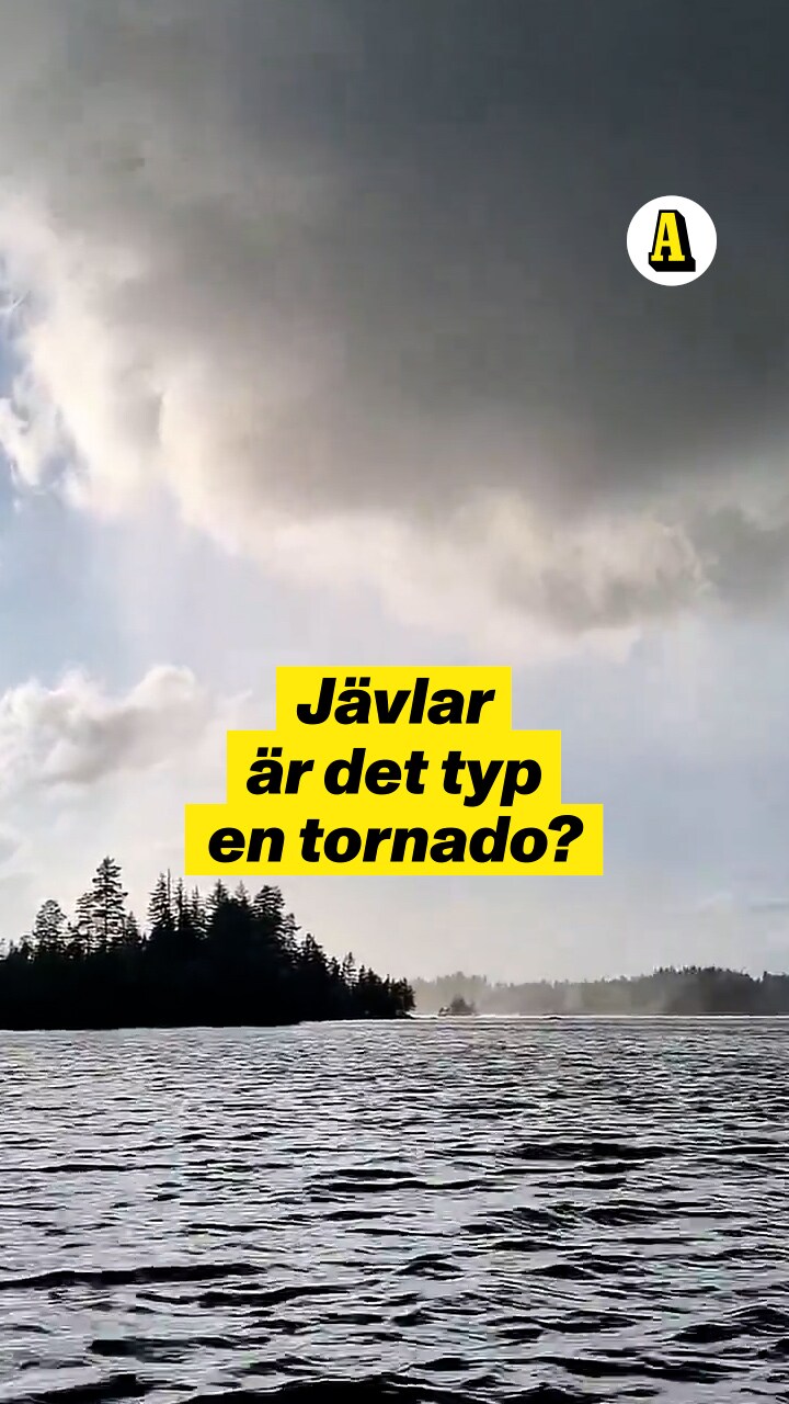 Tromb i Värmland: ”Fy vad det blåser!” - Aftonbladet TV