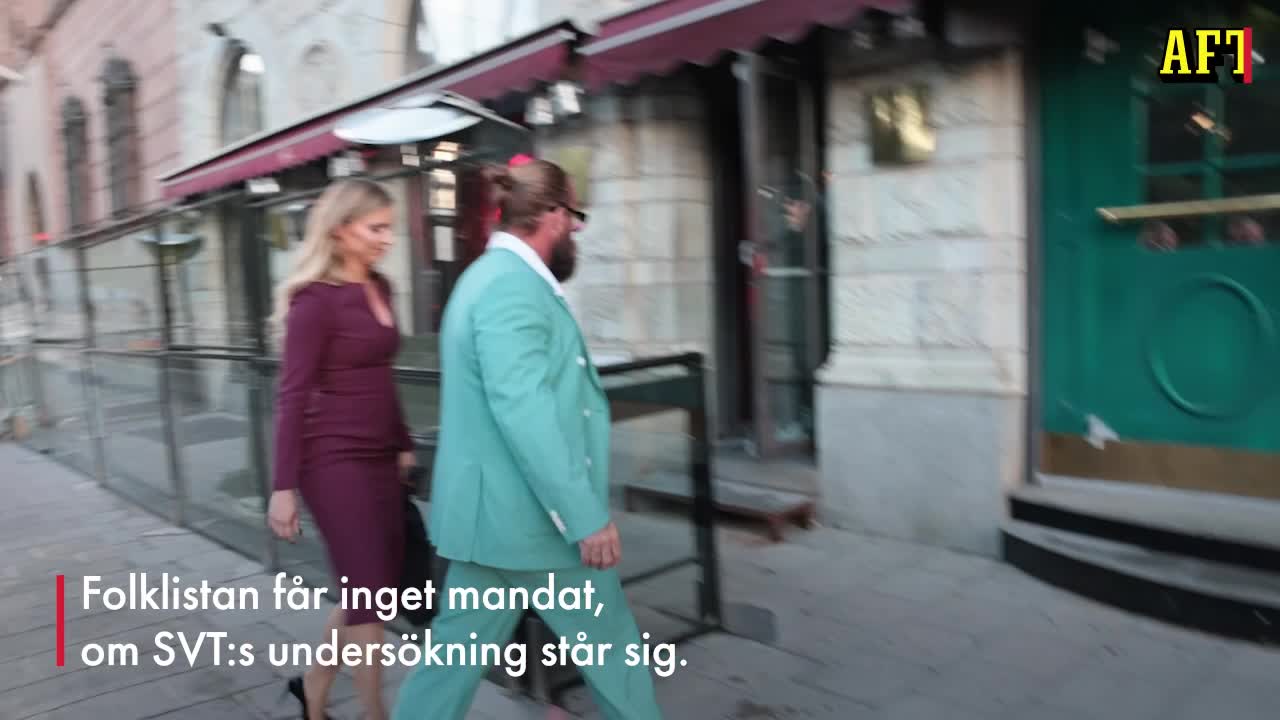 Folklistans Jan Emanuel och Sara Skyttedal flyr valvakan - Aftonbladet TV