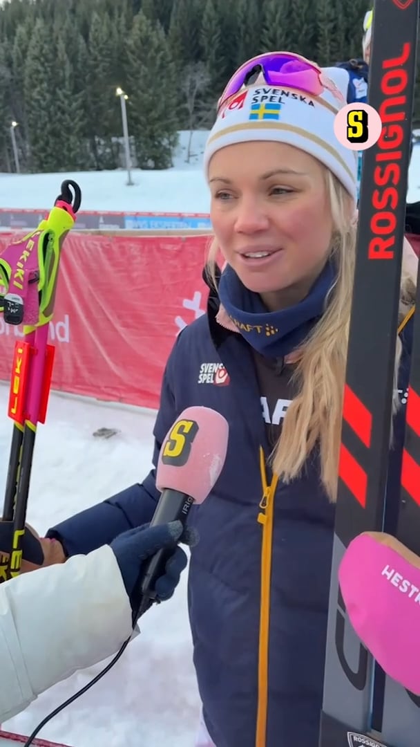 Emma Ribom undvek kraschen: "Väldigt skönt" - Aftonbladet TV