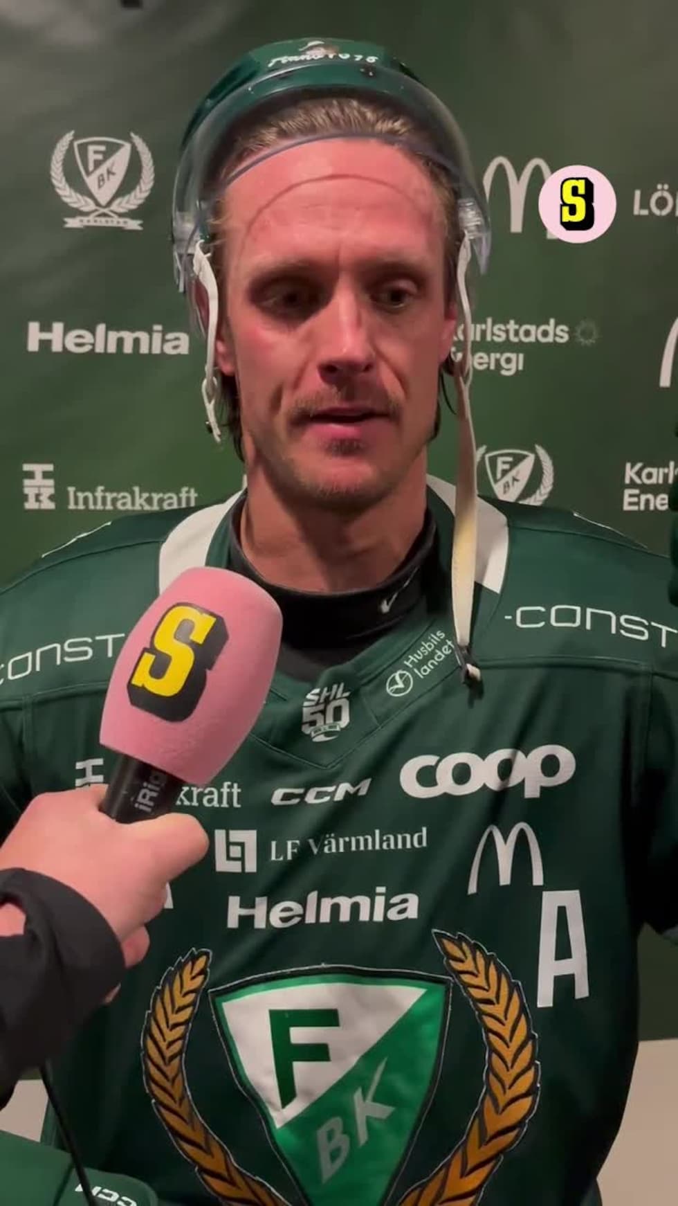 Magnus Nygren efter Färjestads seger mot Djurgården i SHL - Aftonbladet TV
