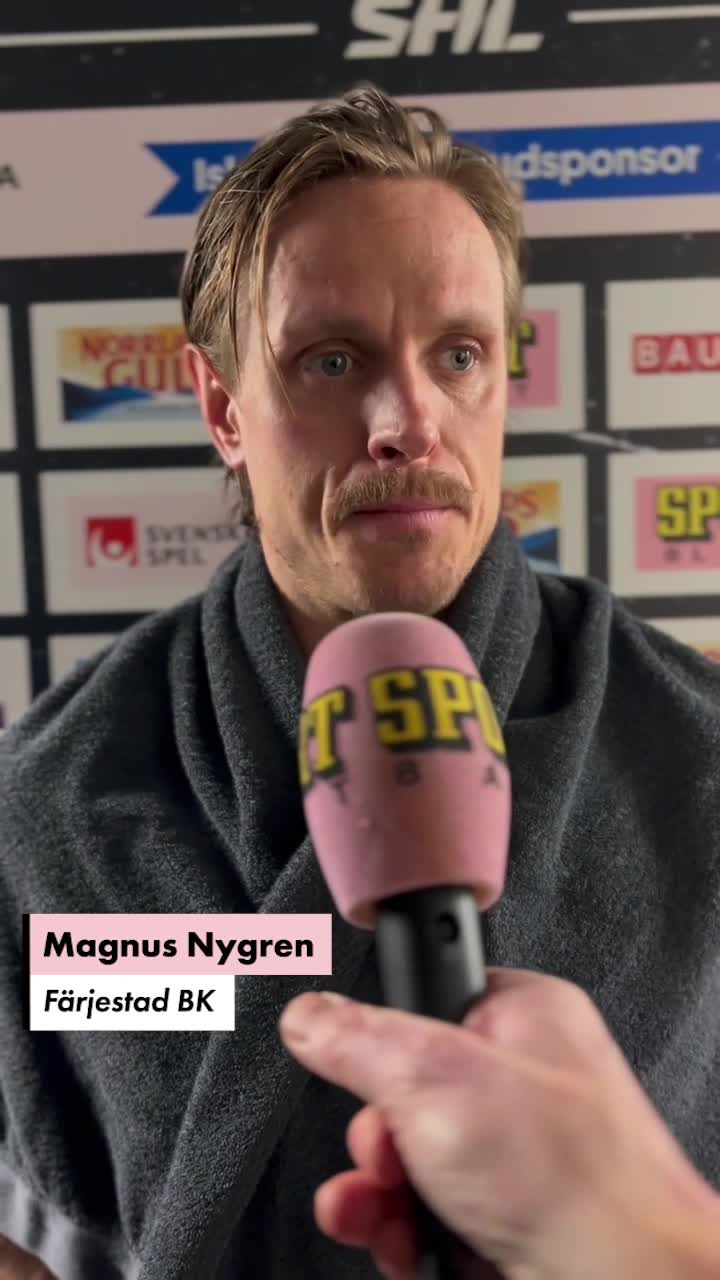 Färjestads Magnus Nygren: "Pissa lite revir" - Aftonbladet TV