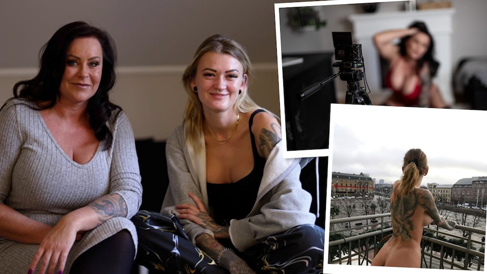De säljer nakenbilder på Onlyfans: "Vi är mor och dotter men har samma jobb" - Aftonbladet TV