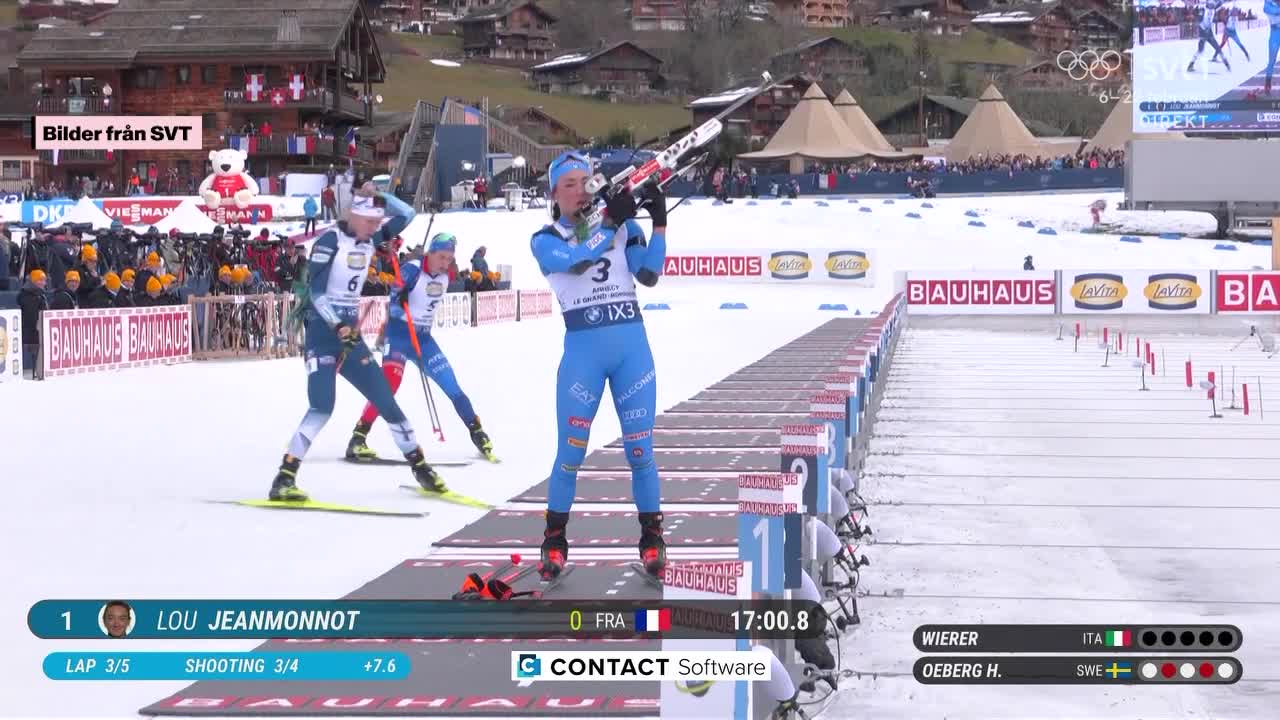 Hanna Öberg missade pallen – efter skyttefiasko