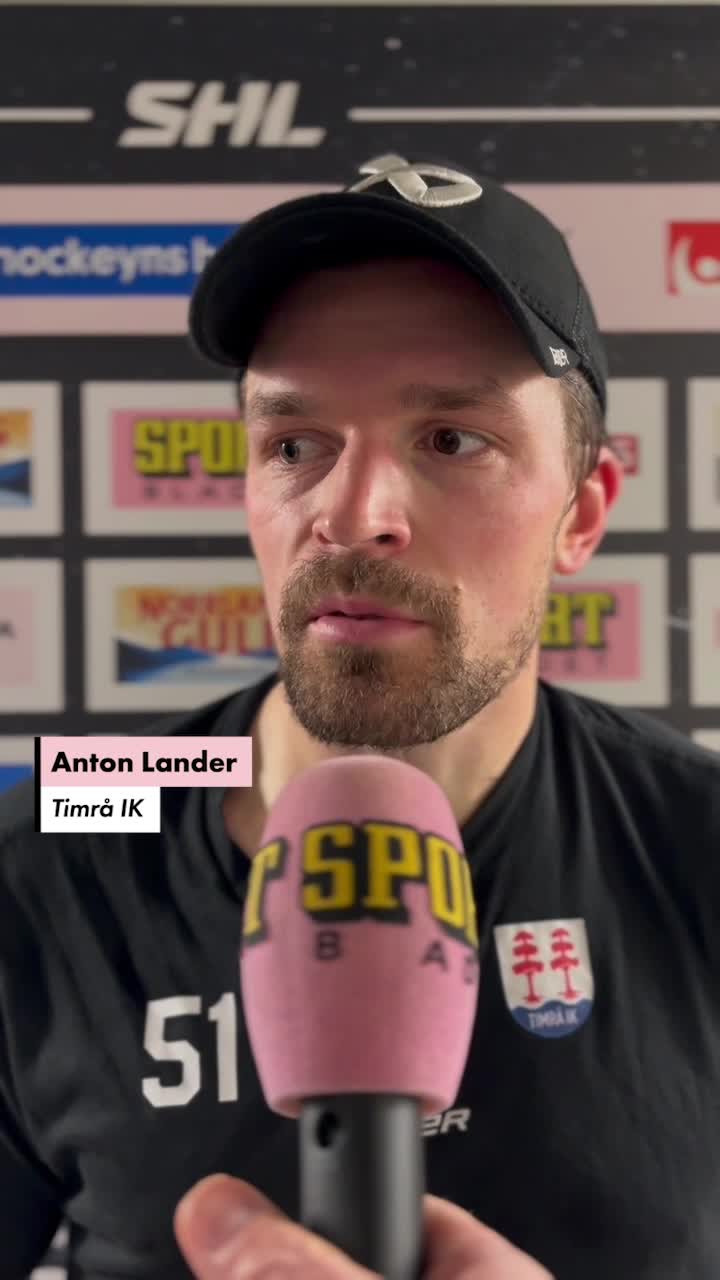Anton Lander om Timrås förlust mot Brynäs: "Vi skapade för få chanser" - Aftonbladet TV