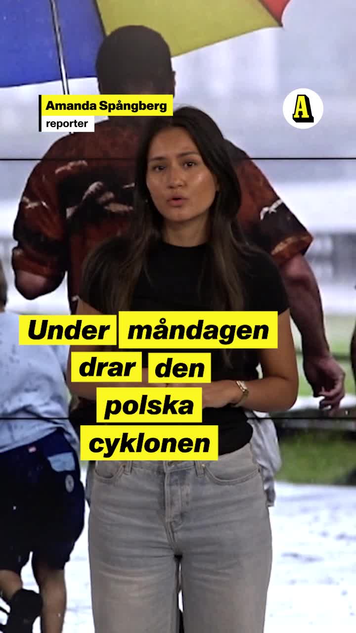 Nu drar cyklonen ”Karl-Heinz” in över Sverige