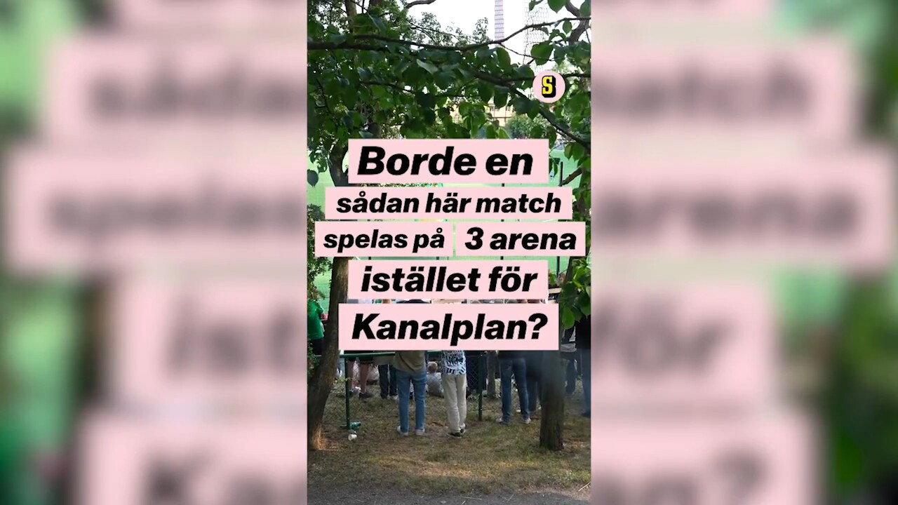 Borde Hammarby spela sin matcher i Damallsvenskan på 3 arena eller Kanalplan? - Aftonbladet TV