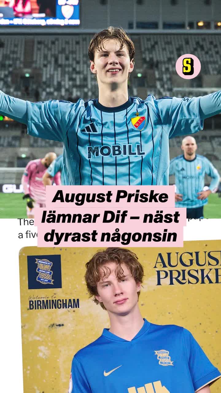 Klart: Djugården säljer August Priske till Birmingham City