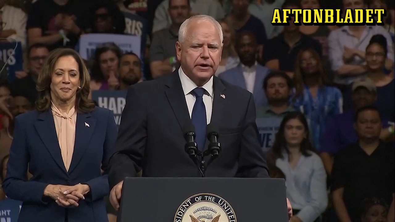 Tim Walz till attack mot JD Vance - Aftonbladet TV