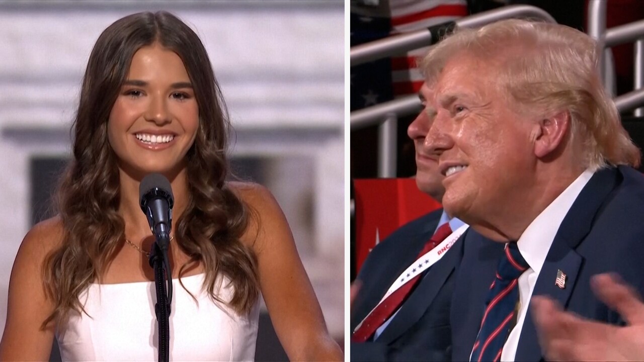 Donald Trumps barnbarn höll tal: ”En vanlig farfar” - Aftonbladet TV