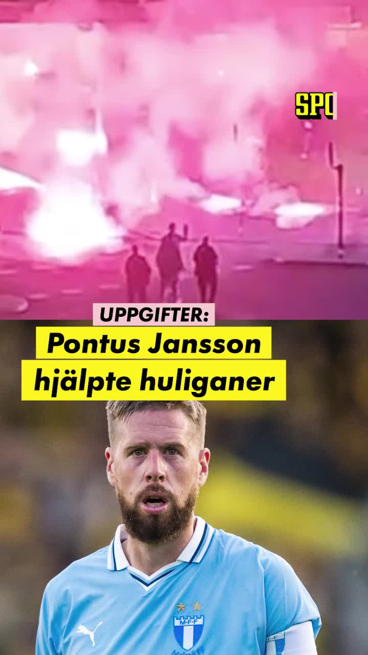Pontus Jansson misstänkts hjälp huliganer • Sportbladet Allsvenskan - Aftonbladet TV