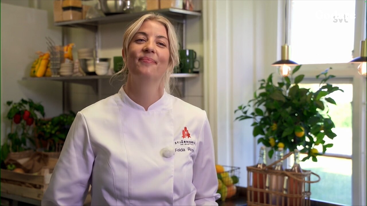 Frida Ronge lagar mat till stjärnorna på slottet - Aftonbladet TV