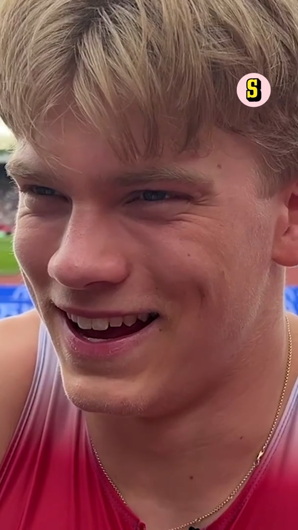 Nora Lindahl besviken efter insatsen på Stockholms stadion