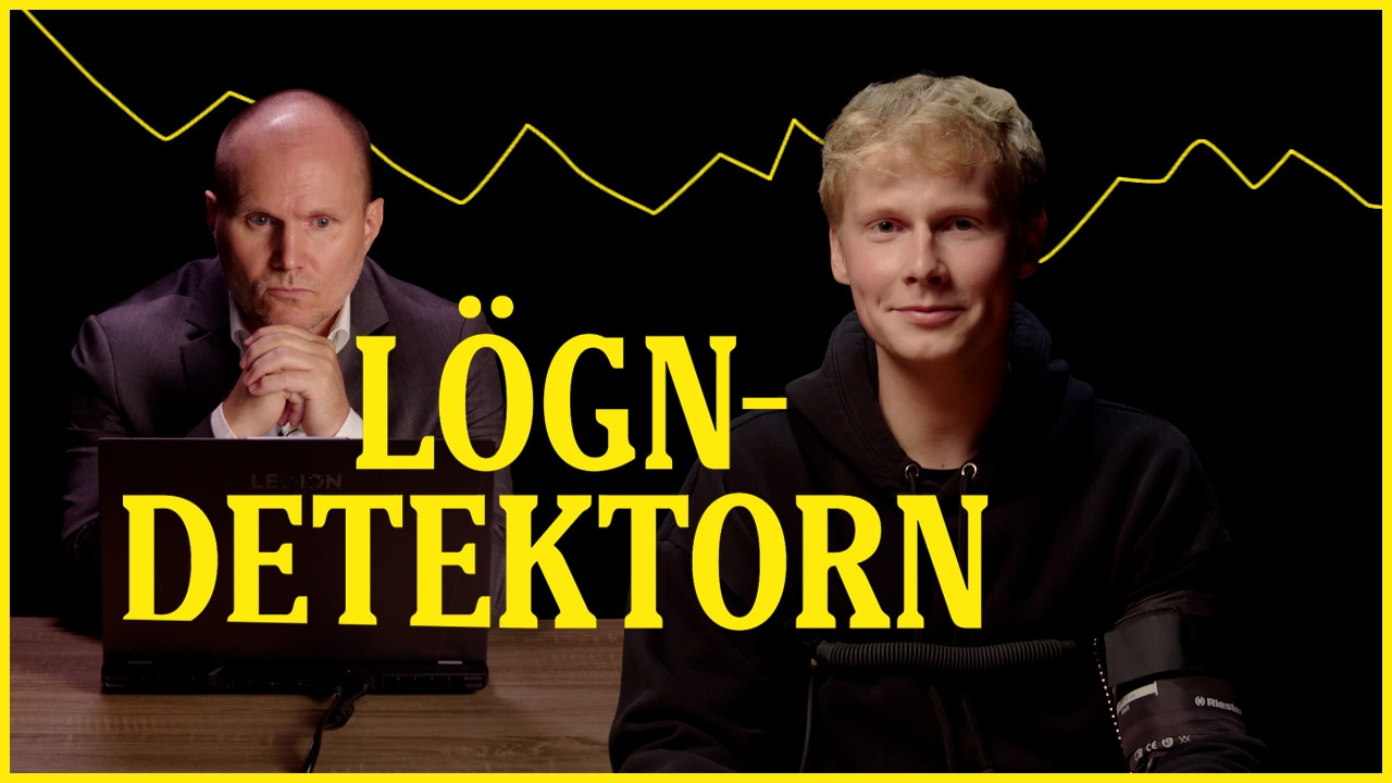 Simon Abramsson avslöljar allt i Lögndetektorn - Aftonbladet TV