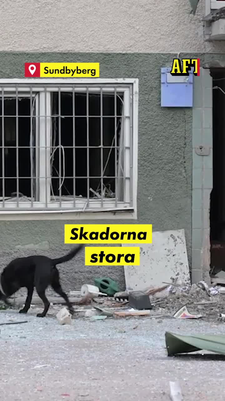 Explosion i Sundbyberg: "Skadorna är stora" - Aftonbladet TV