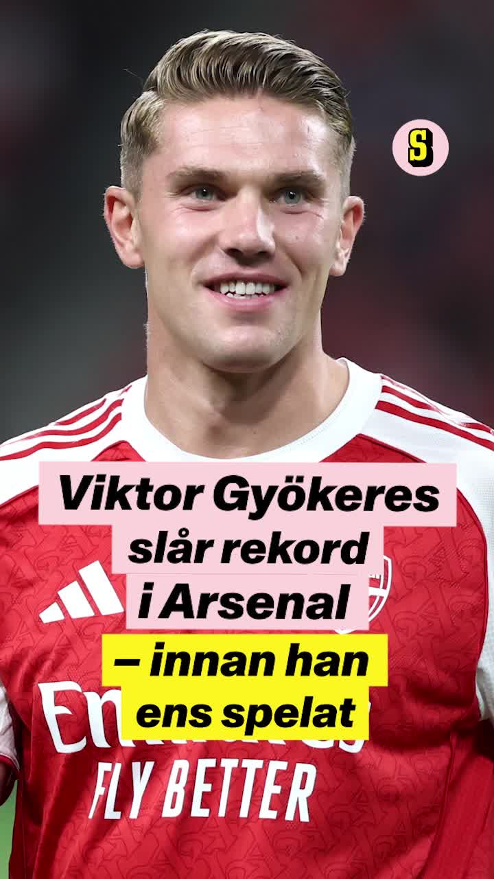 Gyökeres slår rekord i Arsenal – innan han ens spelat - Aftonbladet TV
