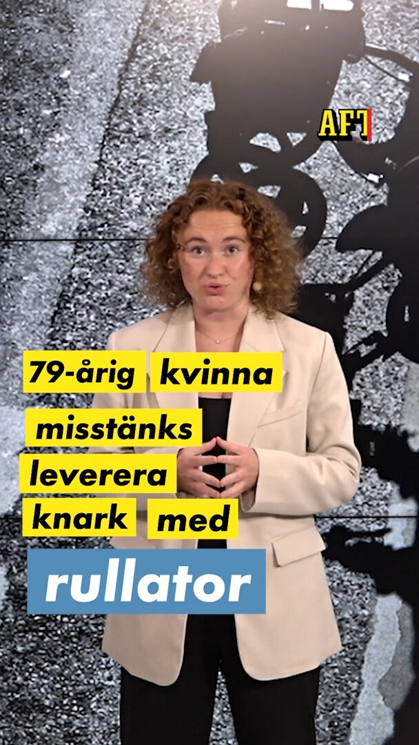 Kvinna levererar knark med rullator - Aftonbladet TV
