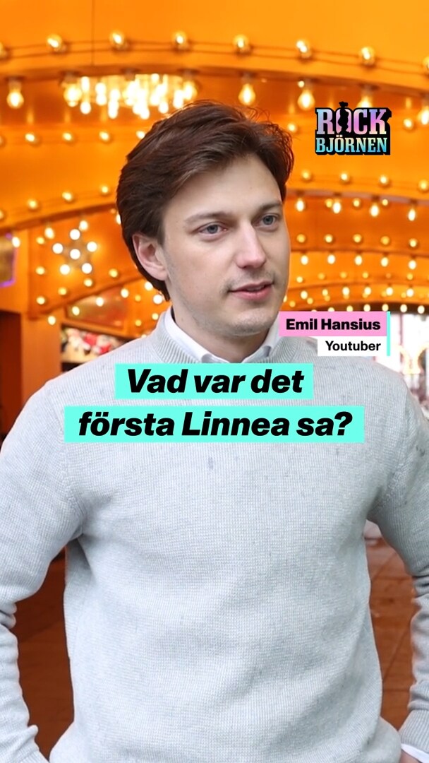 Emil Hansius och Linnea Henriksson programleder Rockbjörnen 2025 ...