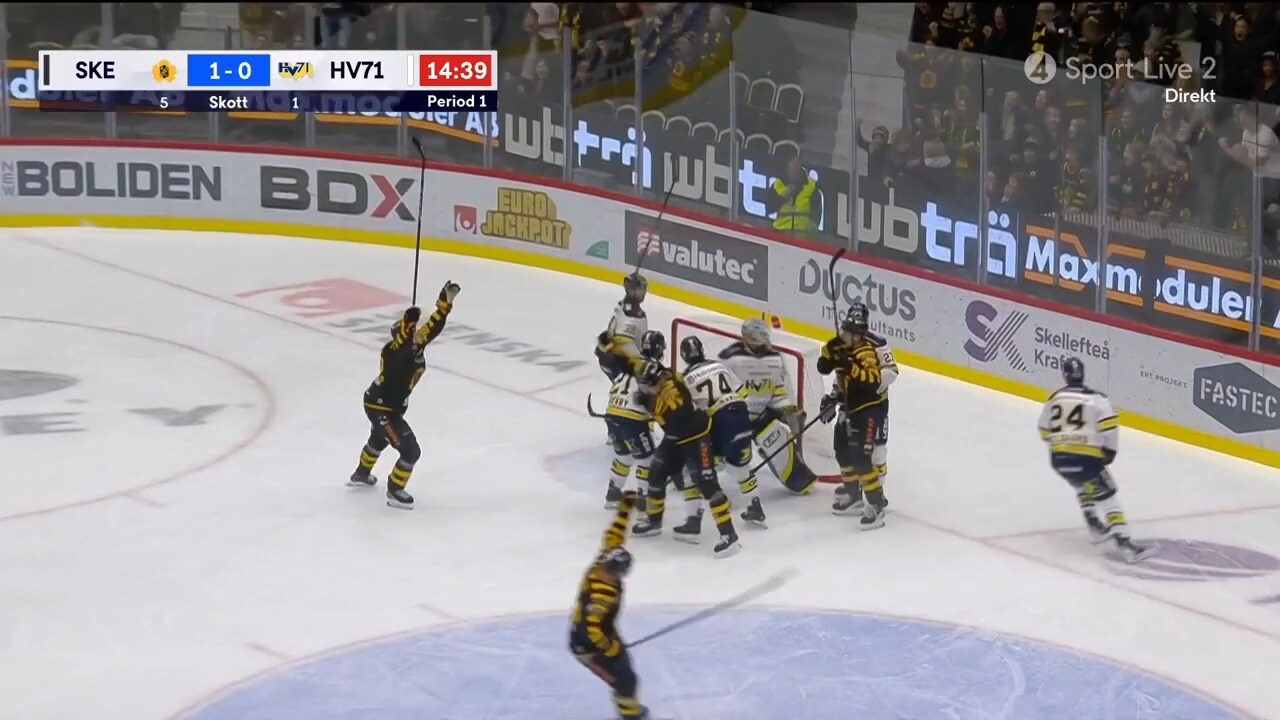 SHL: Skellefteå vinner med 4-3 mot HV71 - Aftonbladet TV