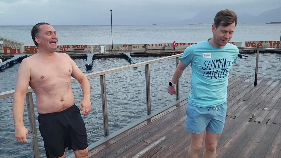 Her hopper varaordføreren i havet - ht.no