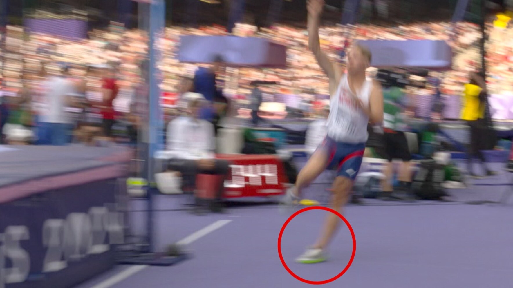 OL Paris 2024: Markus Rooth reagerte på tartandekket i høyde - VGTV