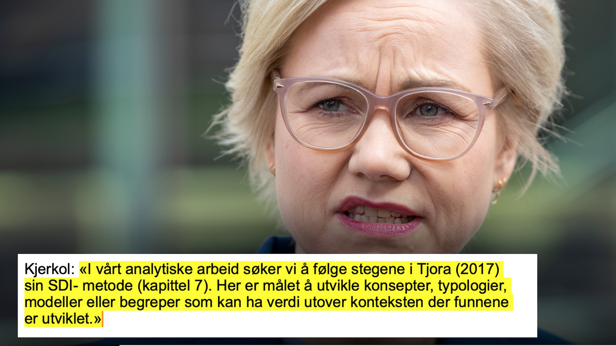Ingvild Kjerkol Saken Vg
