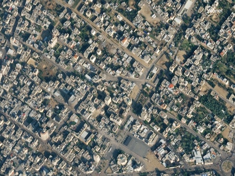 Satelittbilder viser Gaza-ødeleggelser - VG