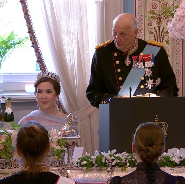Gallamiddag på Slottet – til ære for kong Frederik og dronning Mary