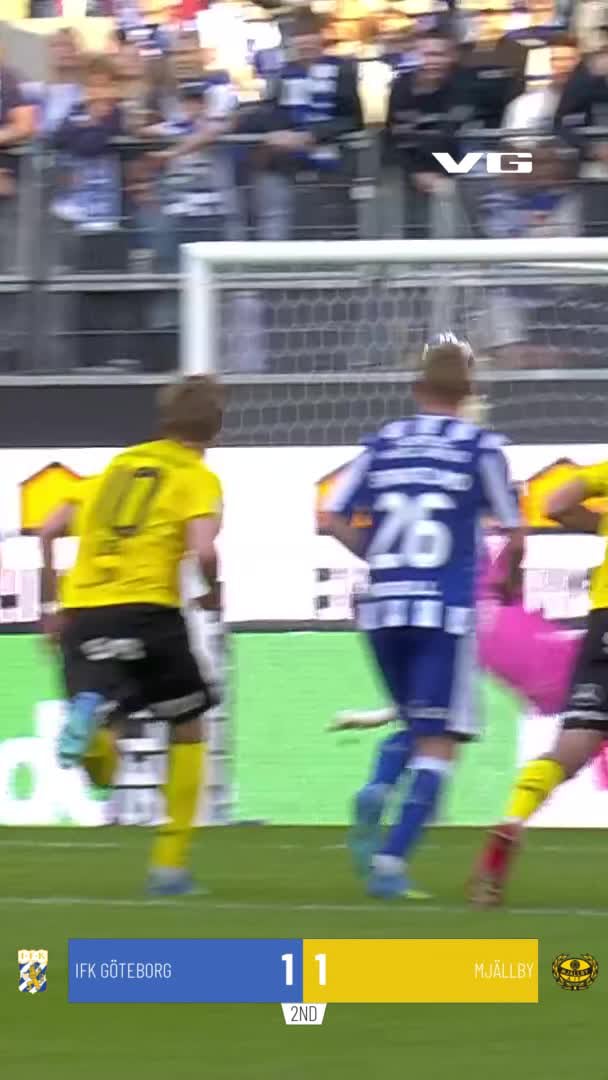 1-1: Bergstrom, Mjällby - VGTV