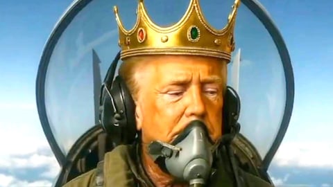 Trump med AI-video: Slipper avføring på demonstranter - VG