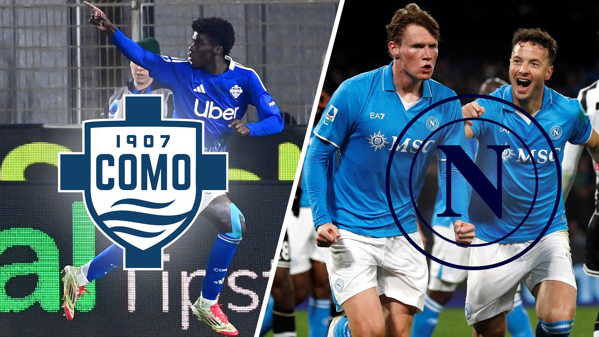 Serie A: Stream 26. serierunde Como – Napoli på VG - VGTV