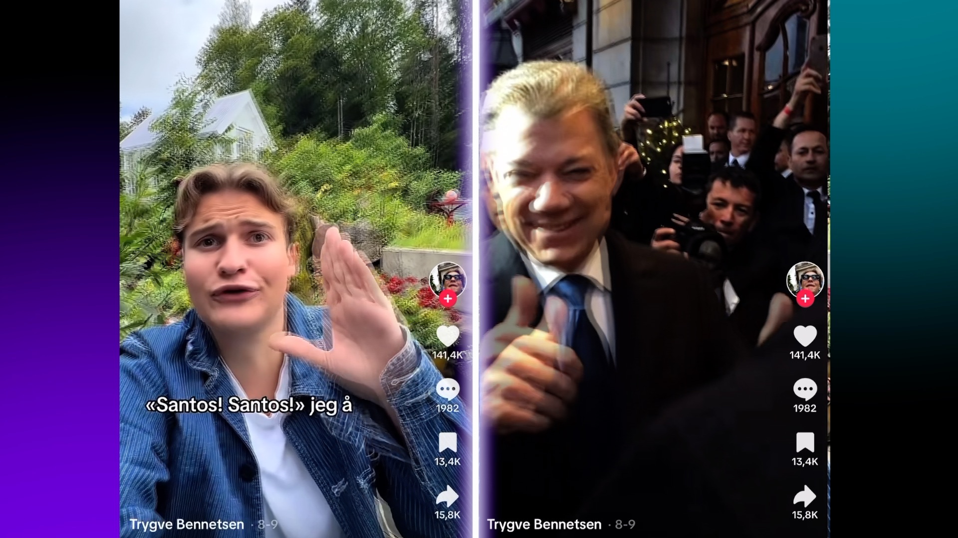 Trygve Bennetsen møtte den colombianske presidenten - VGTV